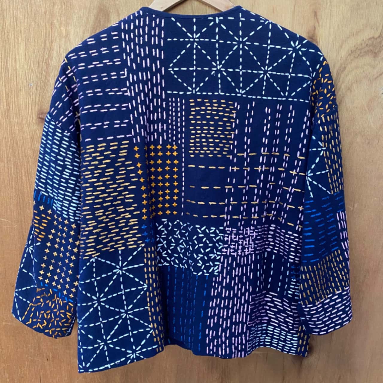 Gorman Navy Blue Embroidered Jacket Size 12(s)