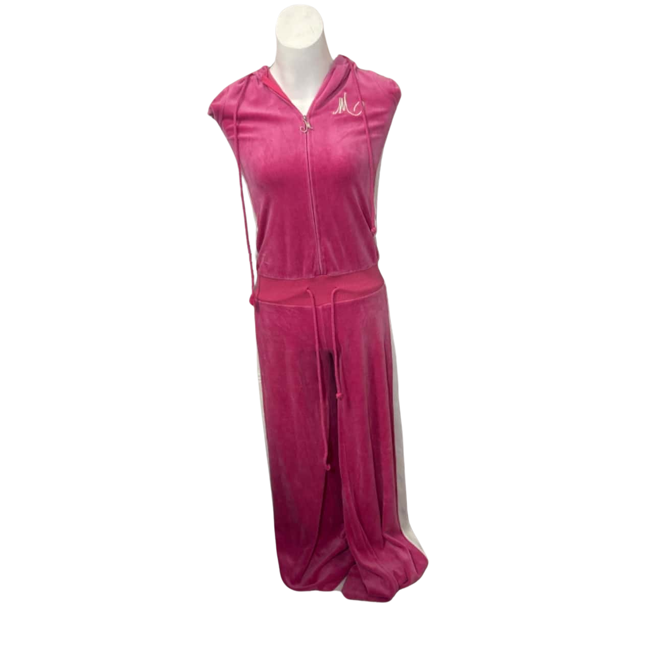 Vintage Supre Velvet pink jumpsuit (s)