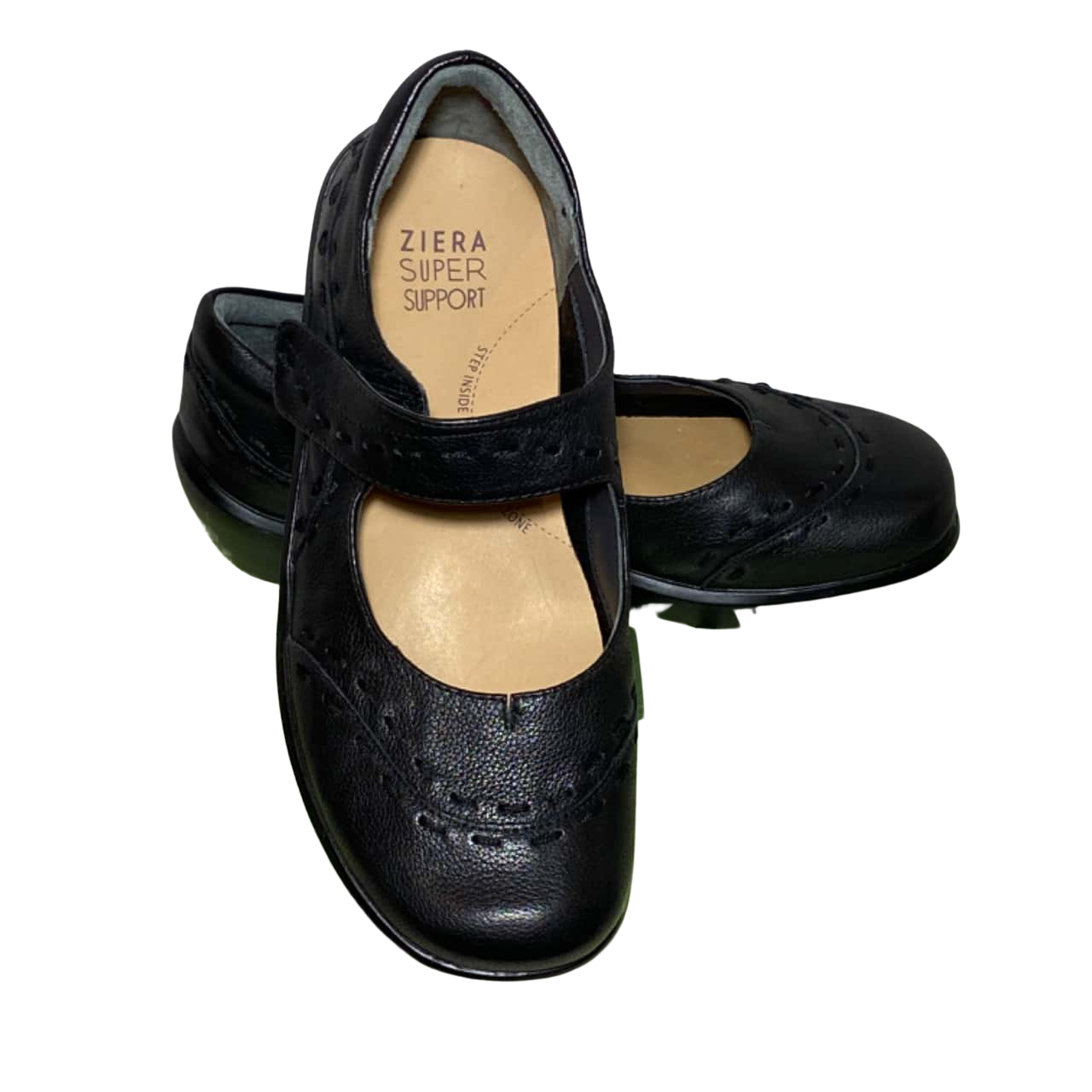 Ziera Shoes Size 36 Black (s)