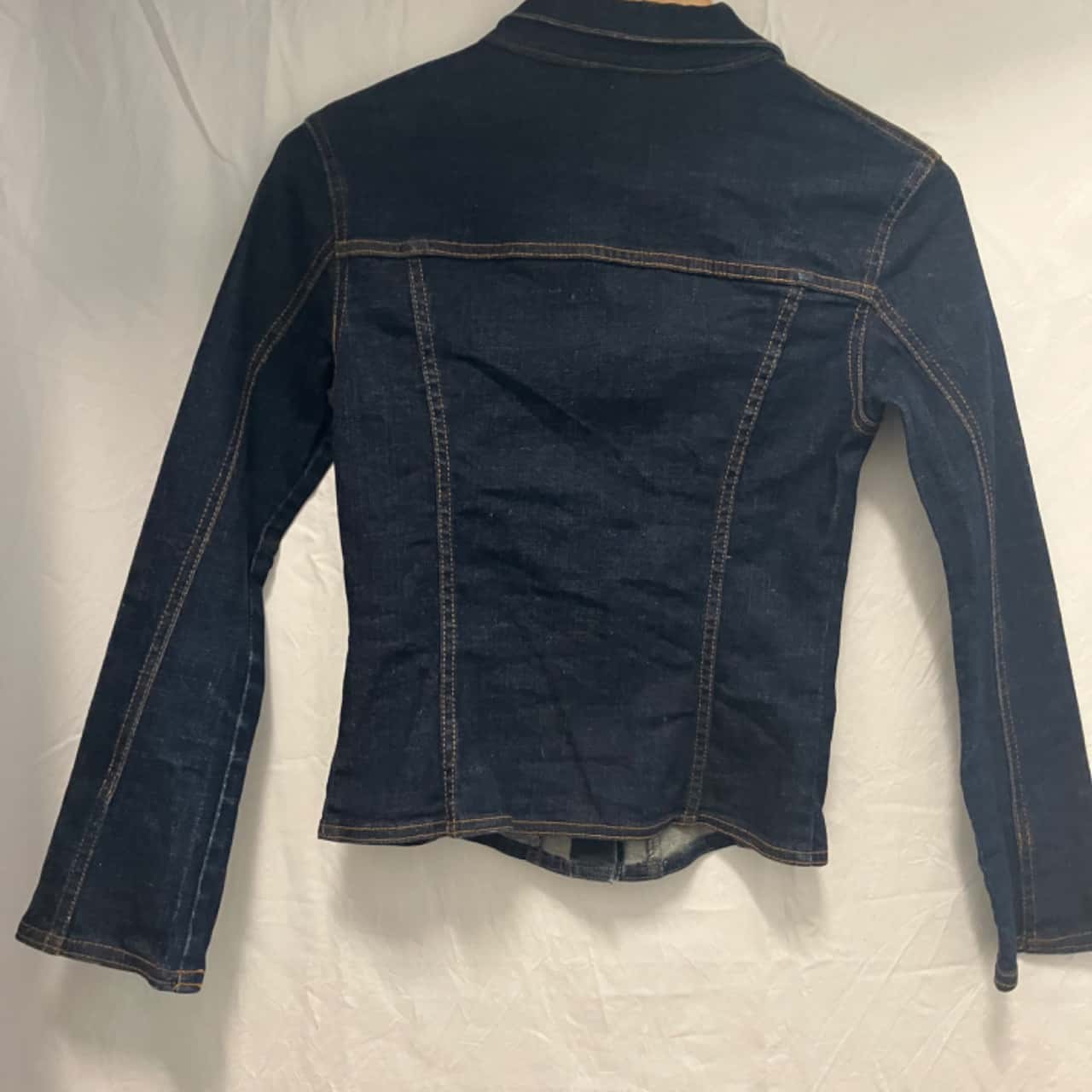 Sass & Bide Womens Size 6 Denim Jacket Navy Blue (s)