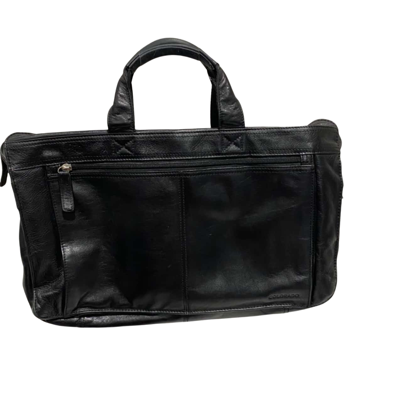 Mens black COLORADO Leather Handbag