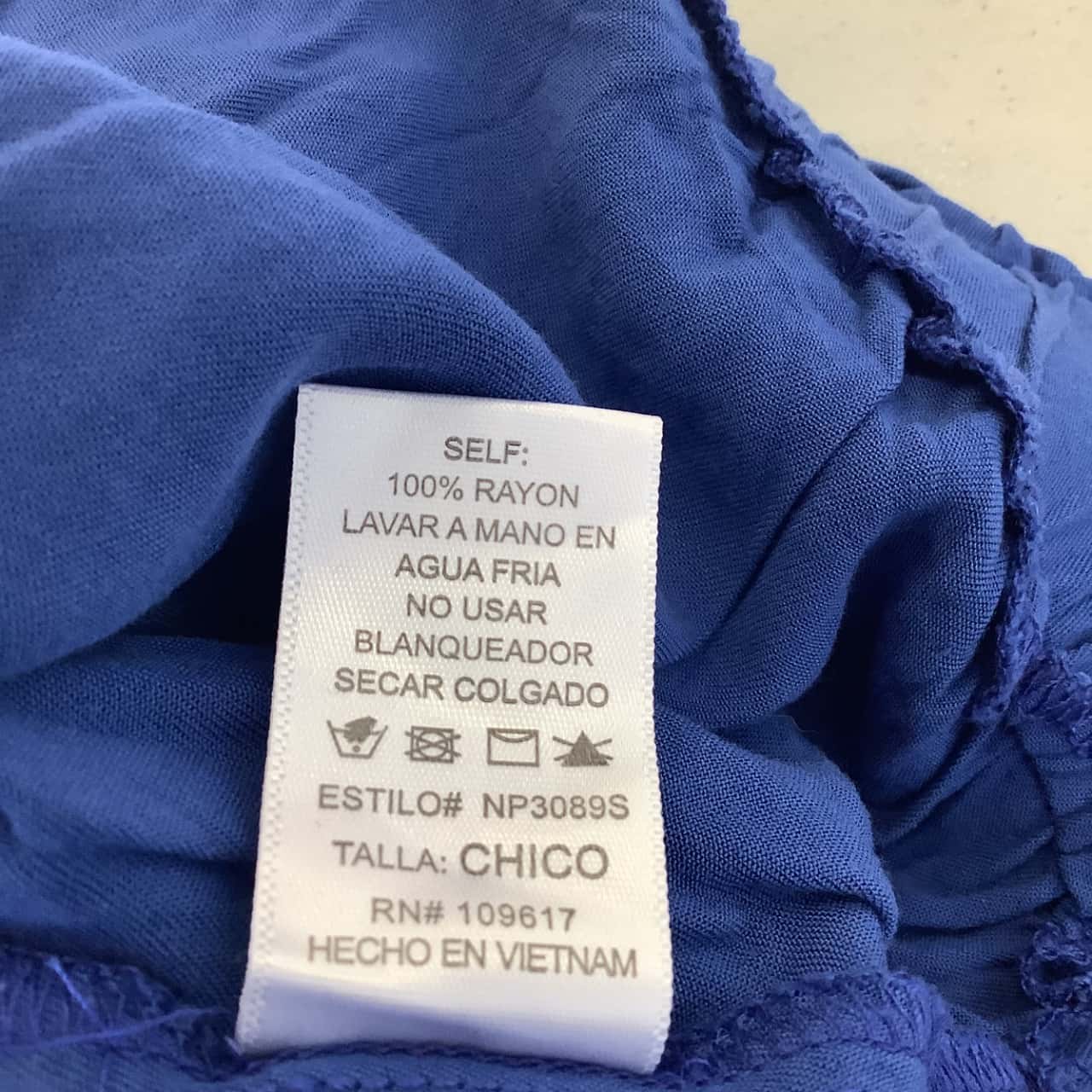 Shinestar Womens Size 8 Wide Leg Blue Cropped Pants (s)