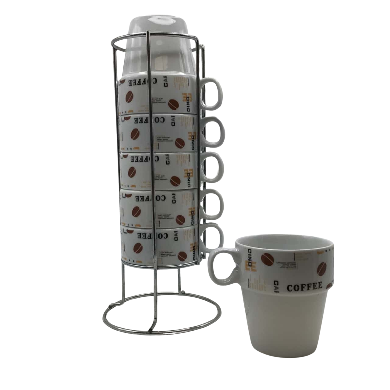 Standalone Benchtop Cappuccino Cups (set of 6)