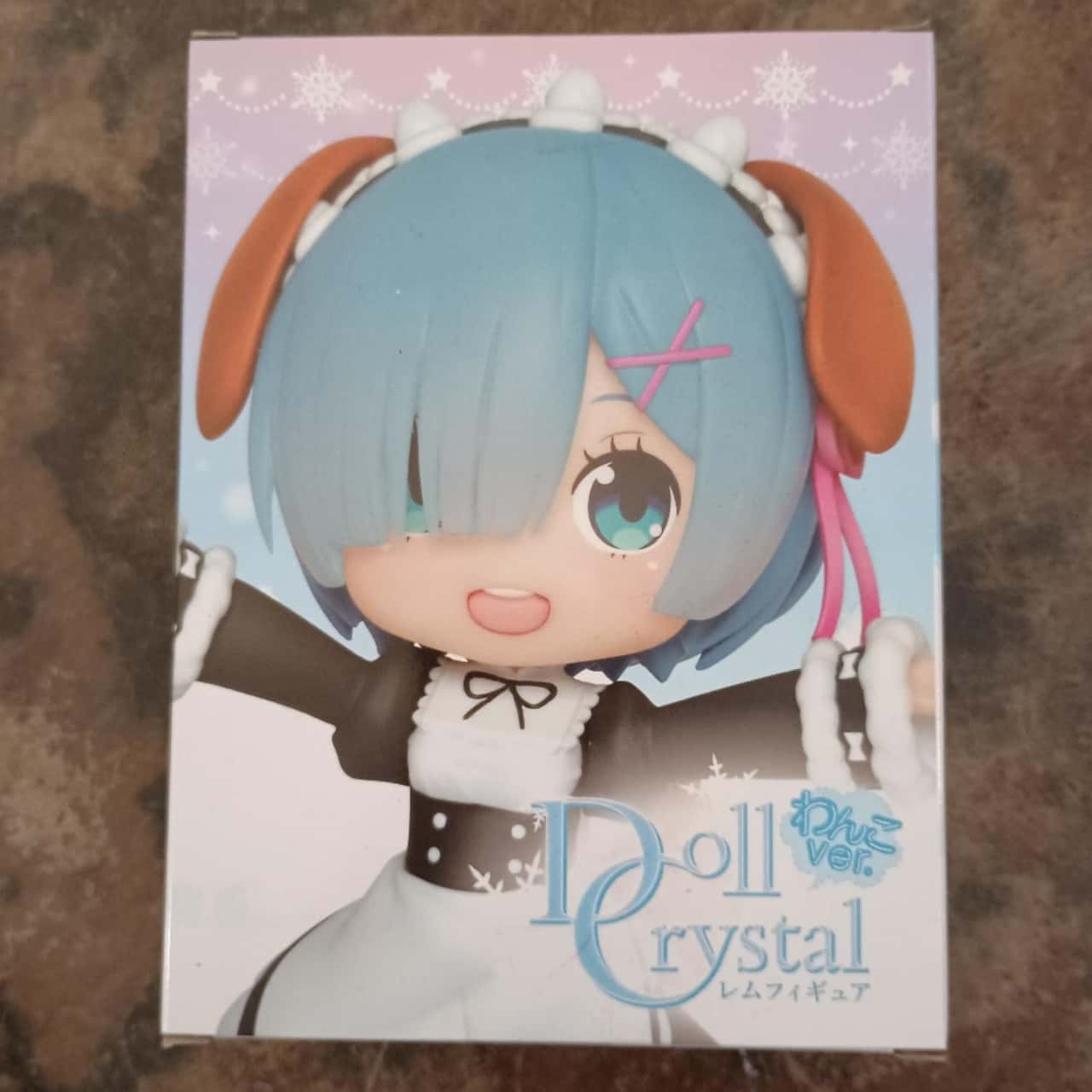 Re Zero Figure REM Doll Crystal Dog 0693- SEALED(s)
