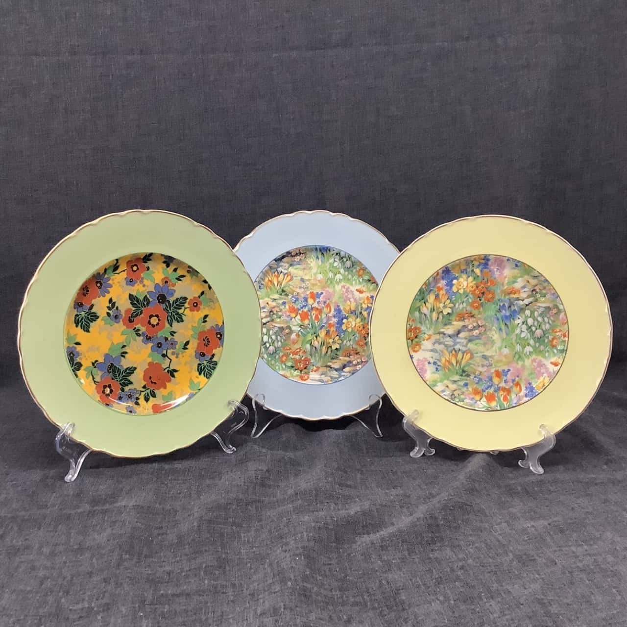 Royal Staffordshire 3 Plate Collection. A.J. Wilkinson Ltd.(s) - Used ...