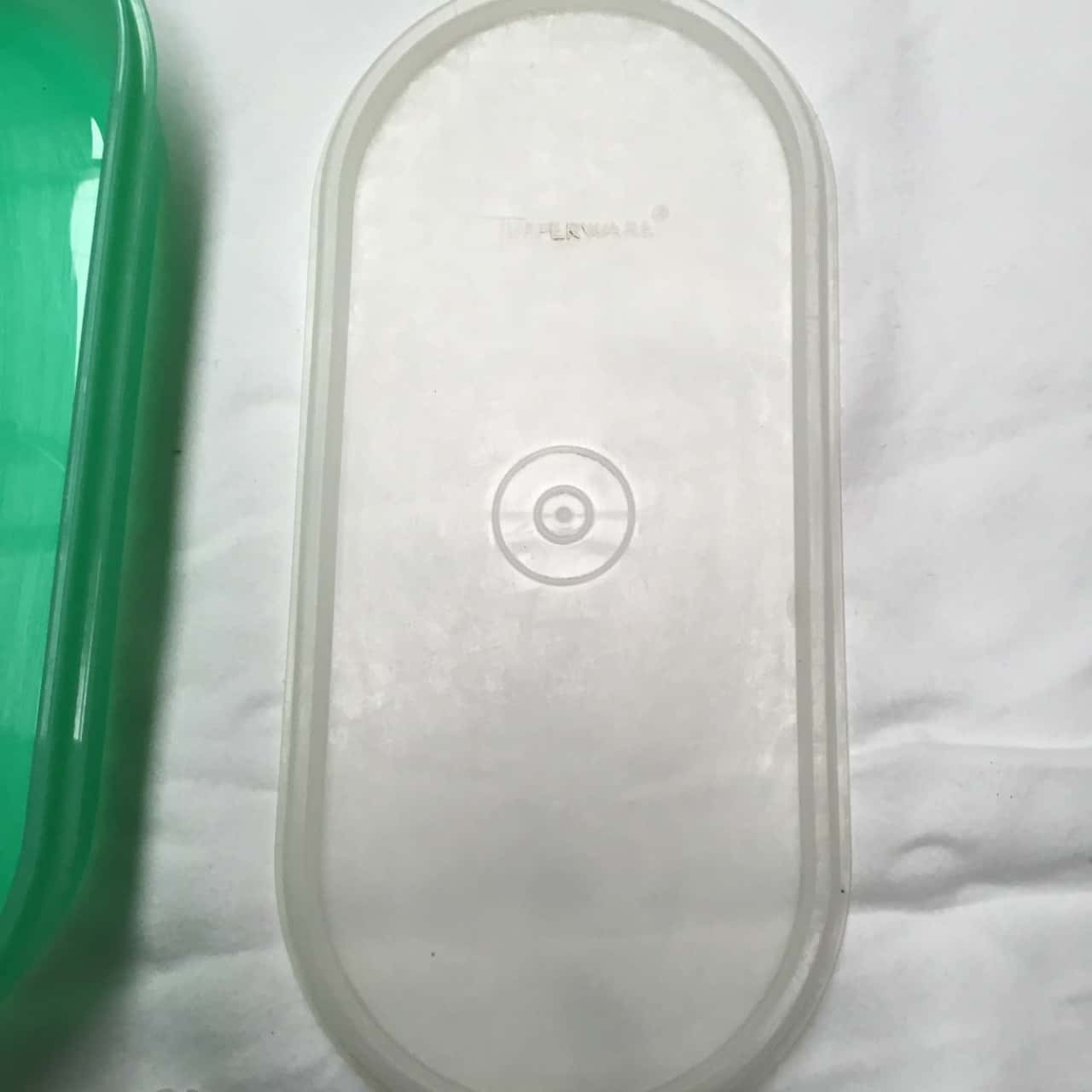 Vintage Green Tupperware Food Storage Set - Three Pieces