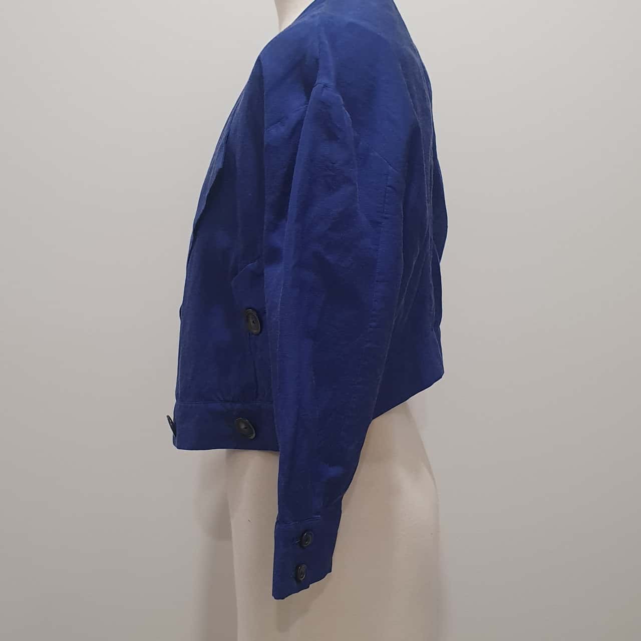 Gorman Women's Size XS Open Jacket Blue (s)