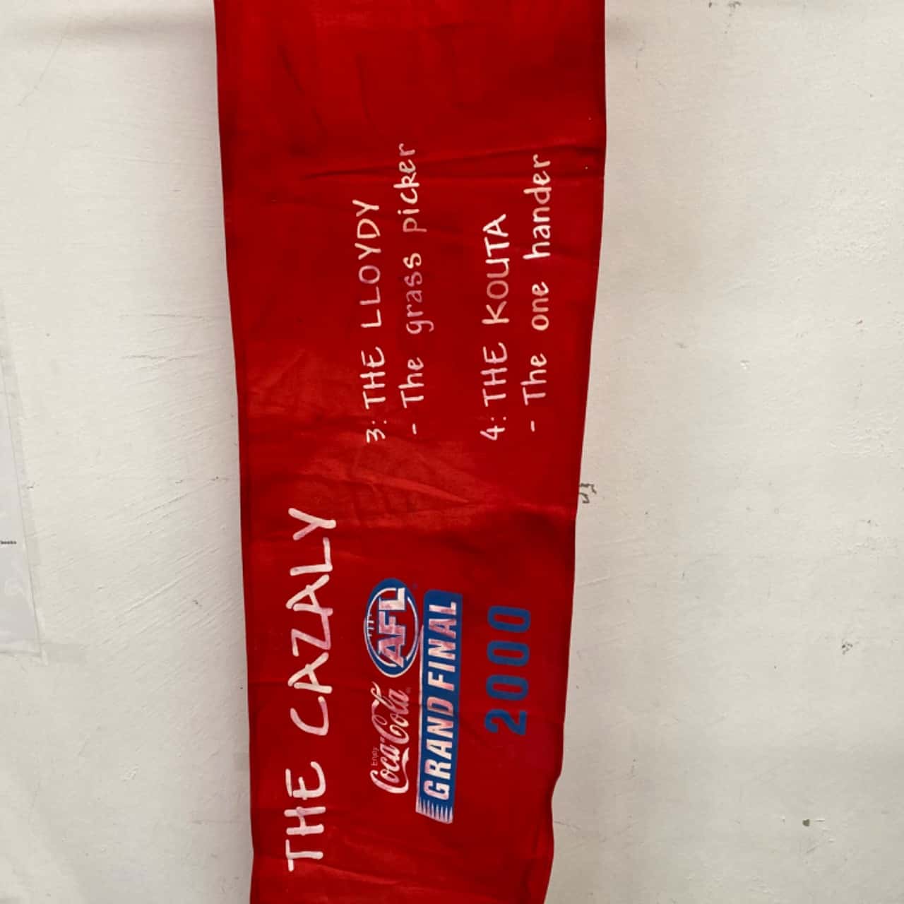 Coca-cola AFL grand final 2000 banner