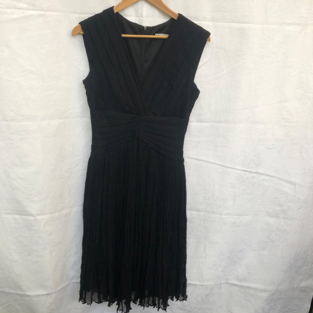 REDUCED!! Basque Womens Size 10 Silk Dress Black (s)