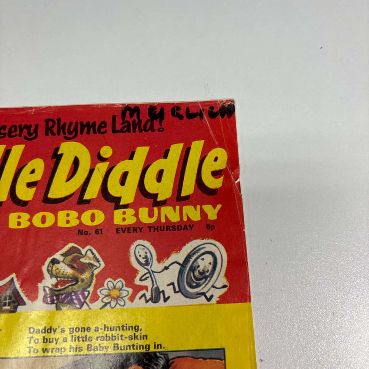 Vintage set of 8 Hey diddle Diddle Magazines