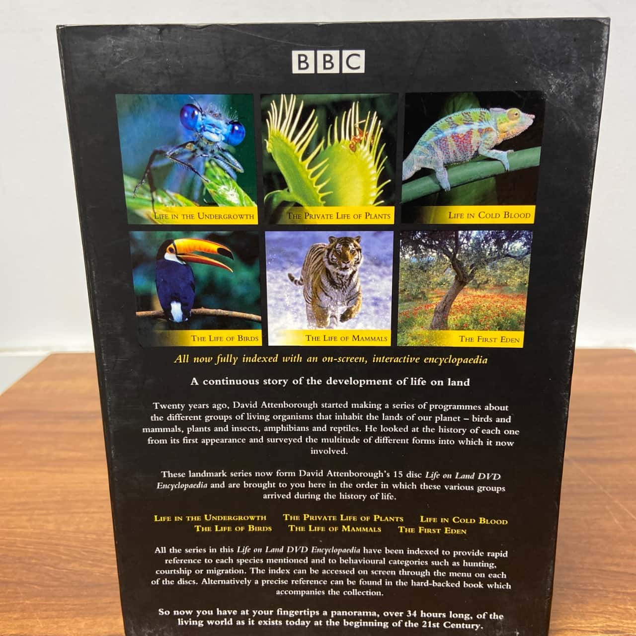 David Attenborough’s Life on Land 6 dvd box set