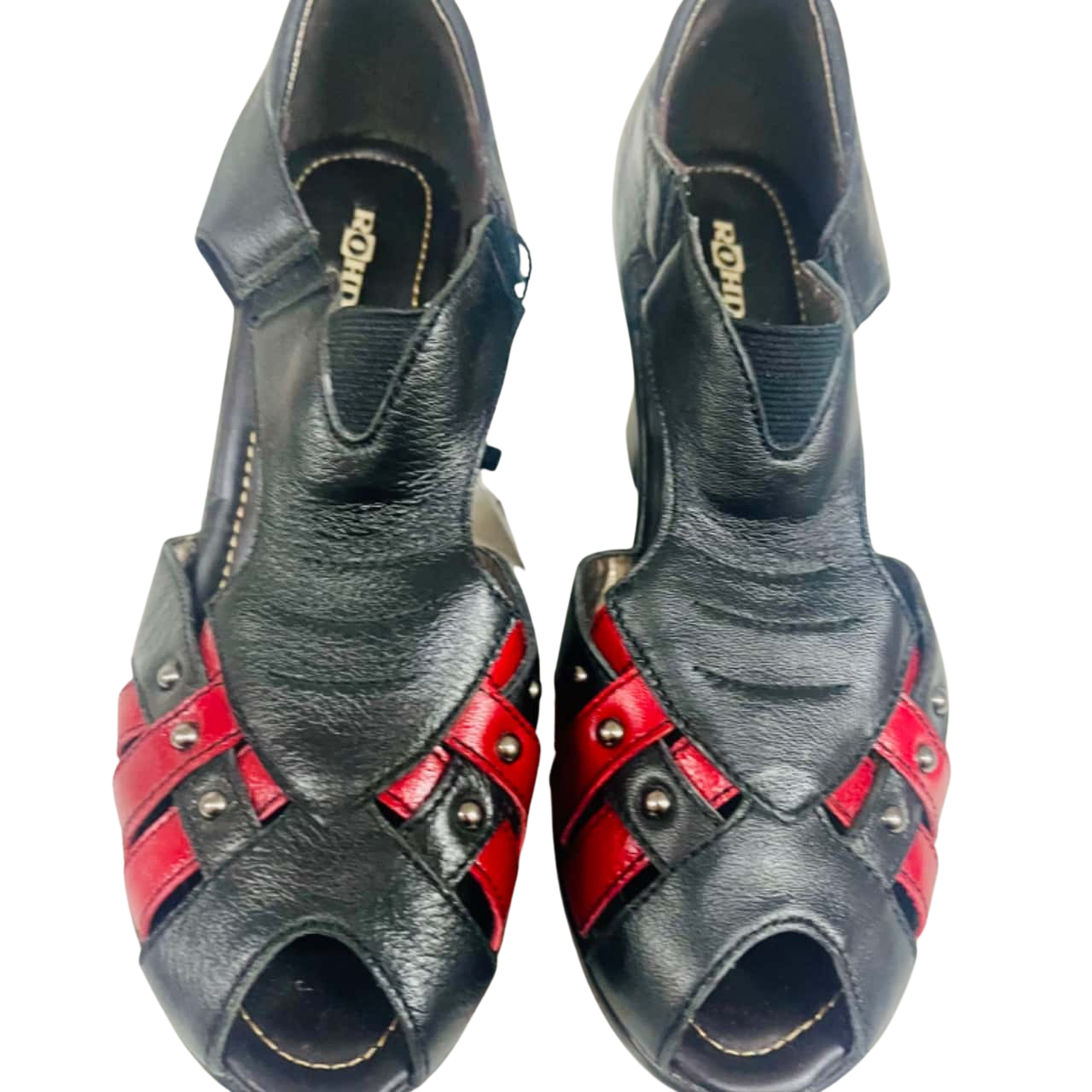 Rohde Black/ red Ladies Heels BNWT Size 40(s)