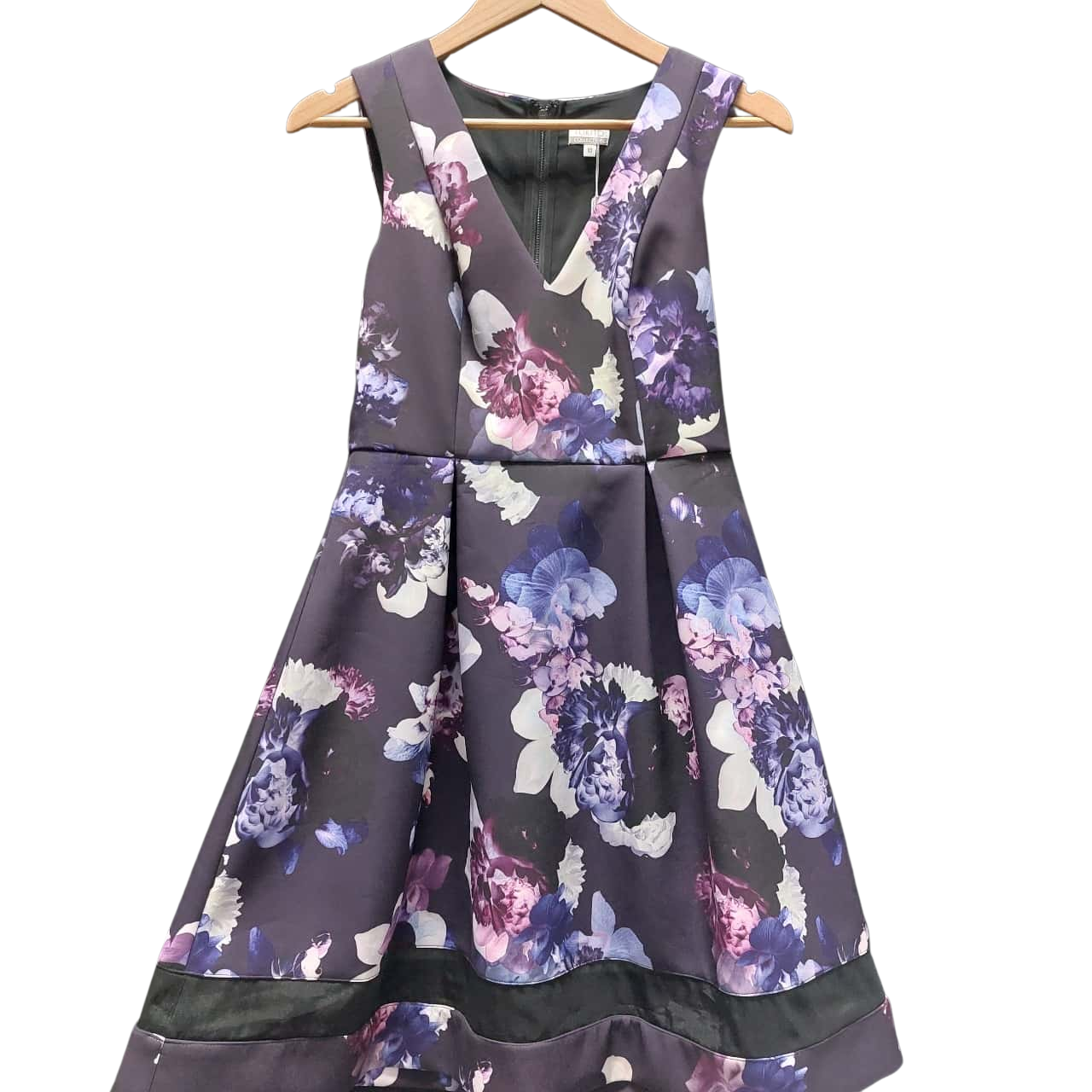 BNWT Tokito Dress s 10 black floral