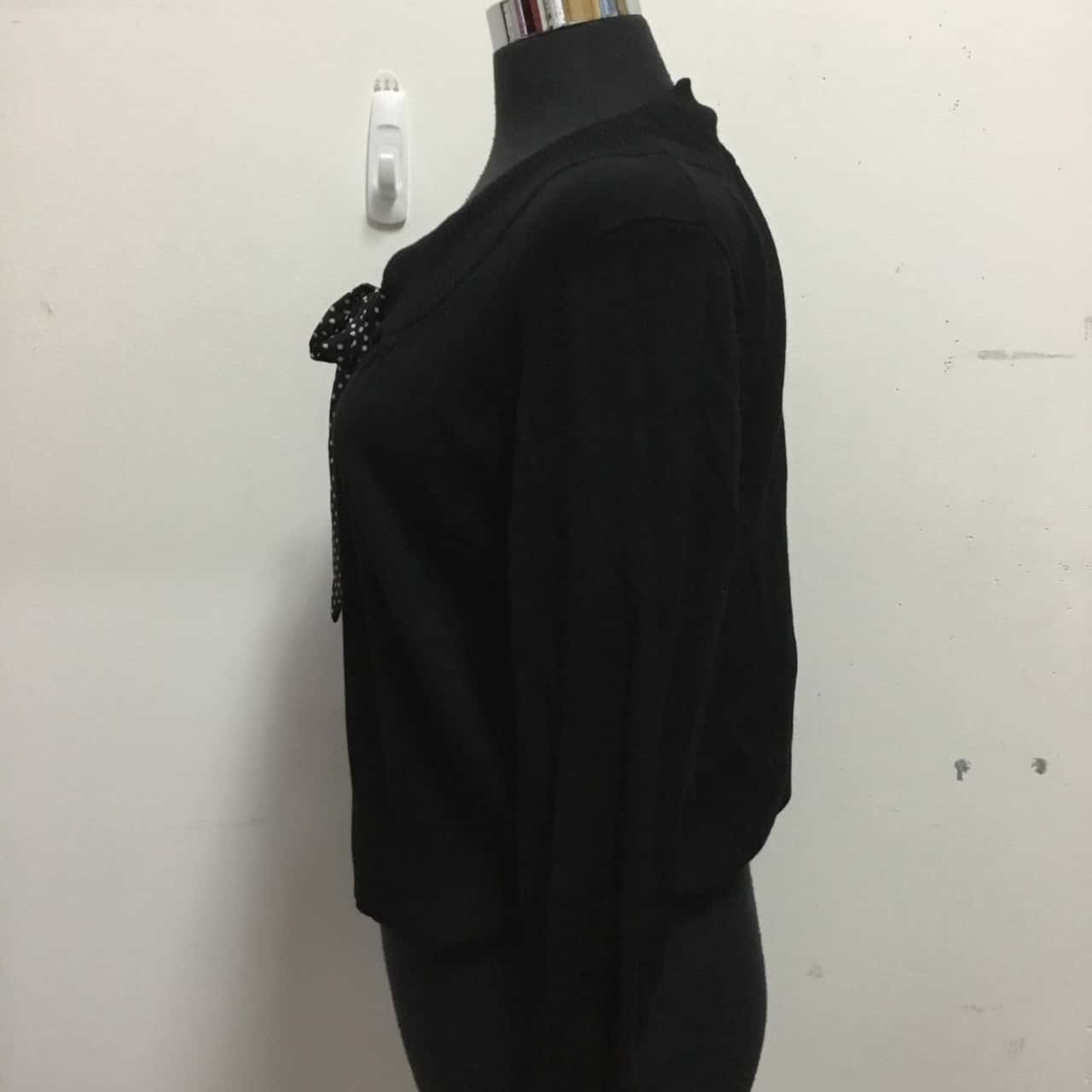 Basque Open Front Tie at Neck Cardigan(s)