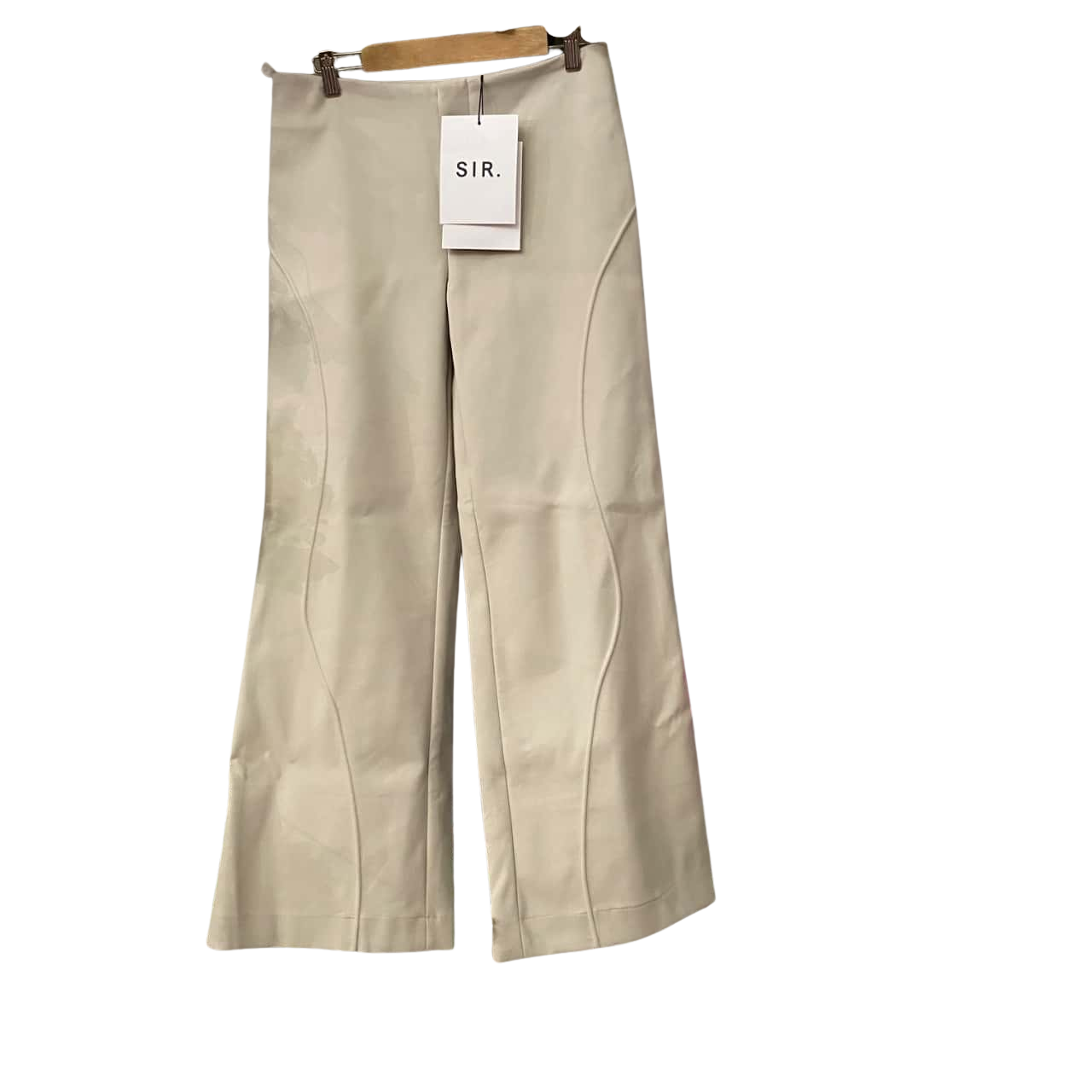 SIR the Label Womens Size 12 wide leg Pants Cream