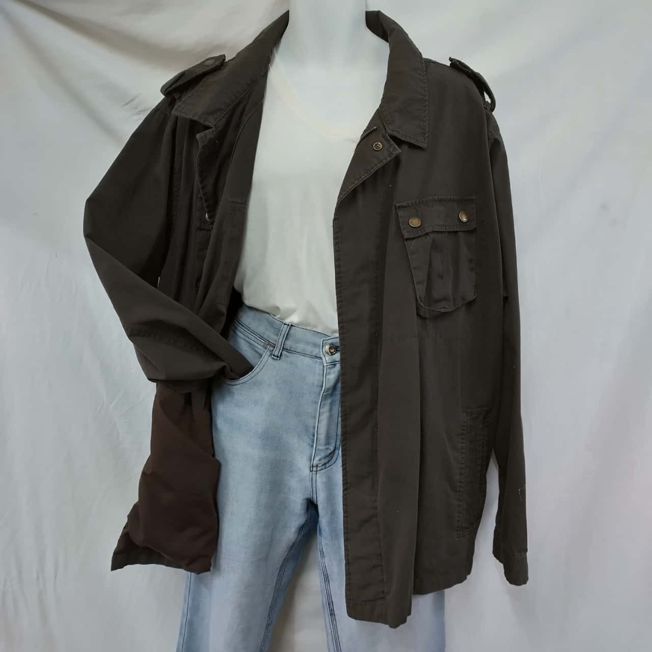 Treadstone Mens Size XXXXXL Dry skin Jacket Front Zipper Brown Other (s)