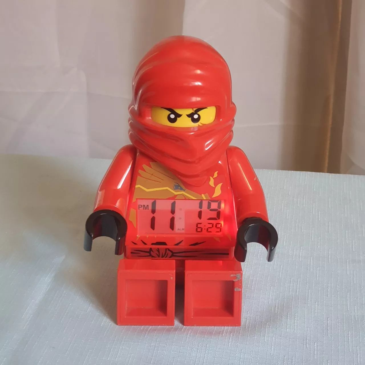 Lego Ninjago Red Ninja Alarm Clock - Sword is Missing