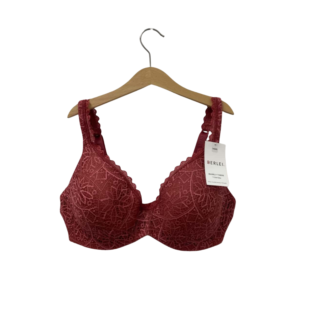 Berlei Womens Size 14DD Maroon Barely There T-Shirt Bra(s)
