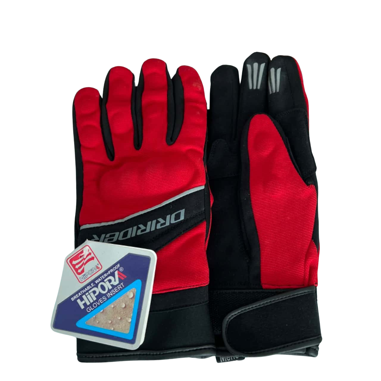 REDUCED DRI RIDER BRAND NEW Motorbike Gloves Size Large Black/Red