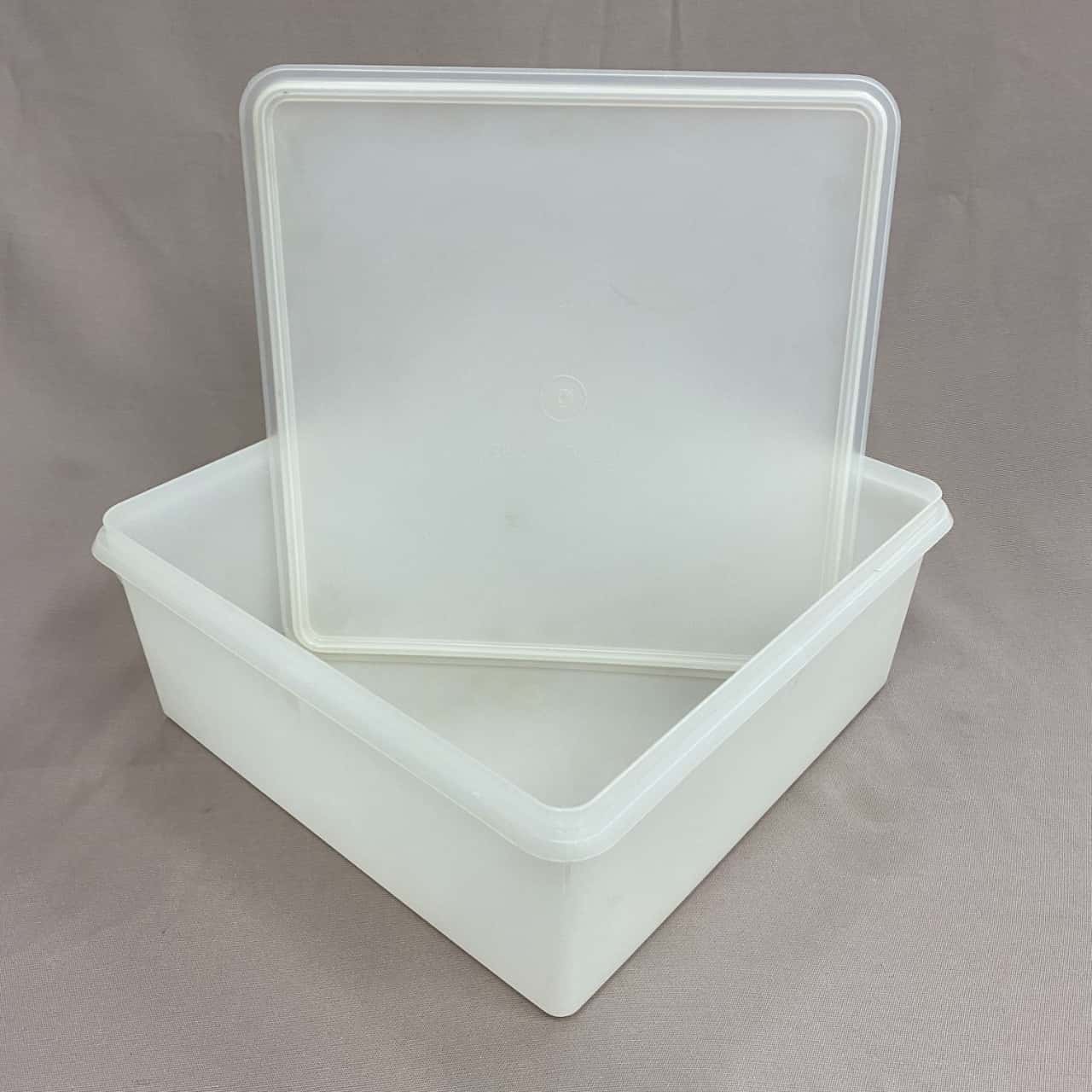 VINTAGE/RETRO Extra Large Square Tupperware Sheer Container(s)