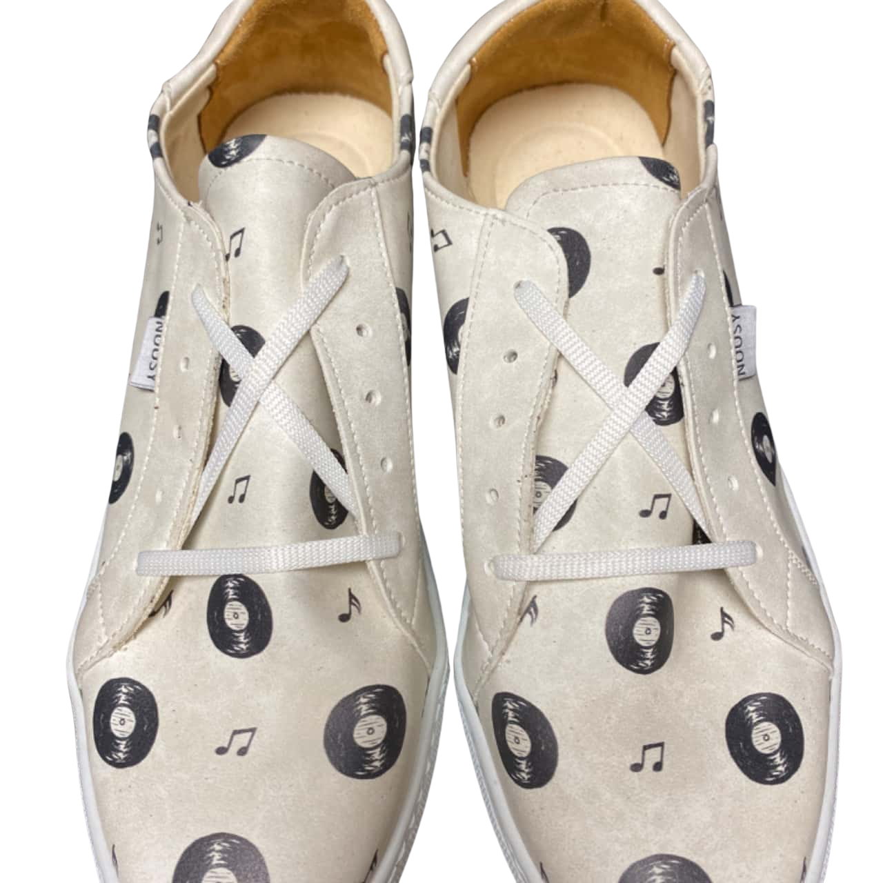 Noosy Mens Size 42 Off White / White (s)