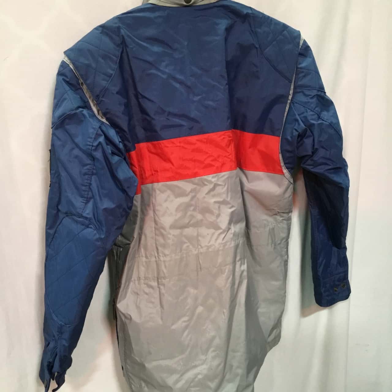 Mens Dri Rider Size S Winter Jacket Grey / Navy Blue / Red