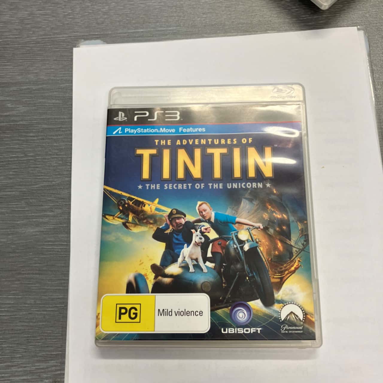 The adventures of Tintin ( the secret of the unicorn) ( PS3)