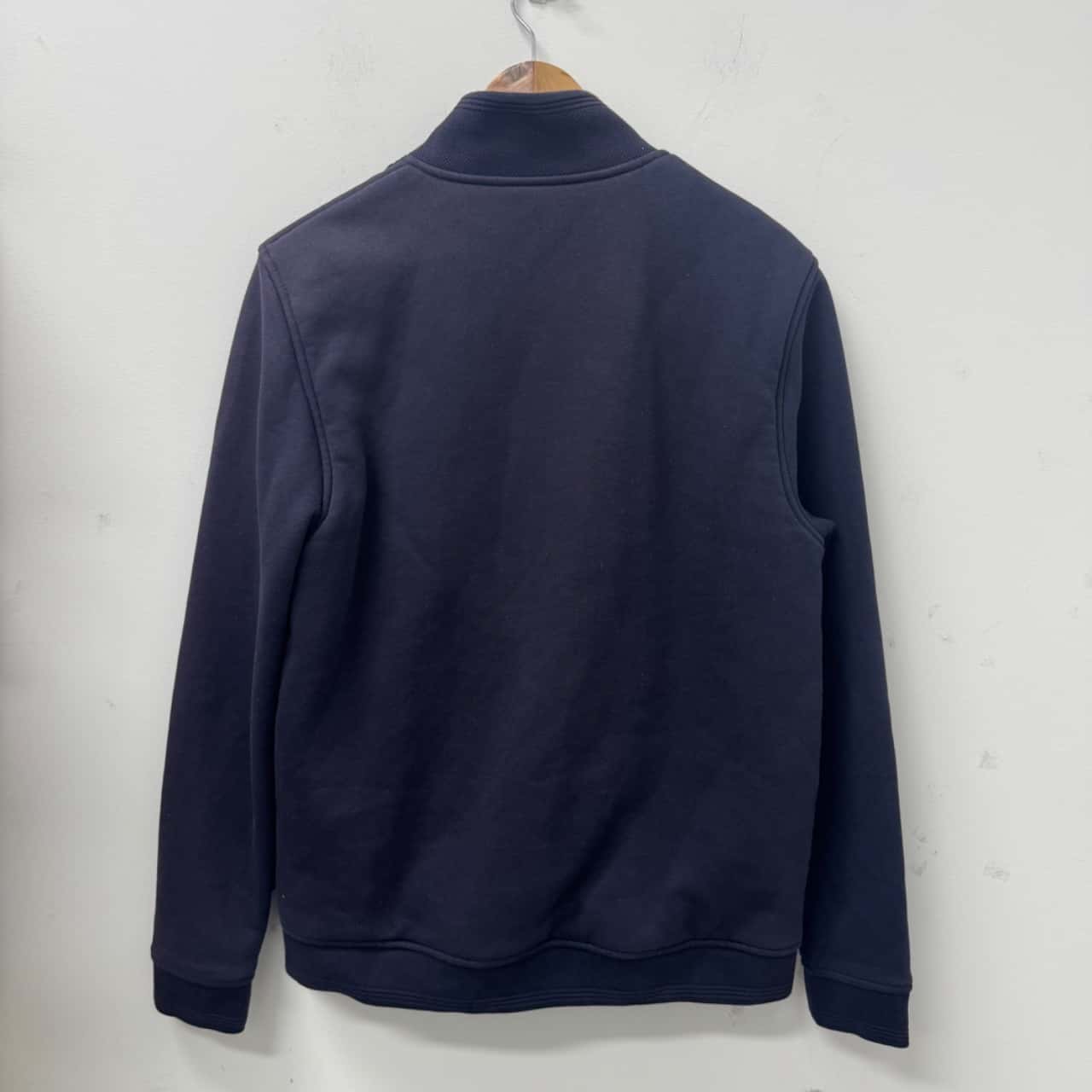 Ted Baker Mens Size 3 Jacket with Front Zipper Navy Blue