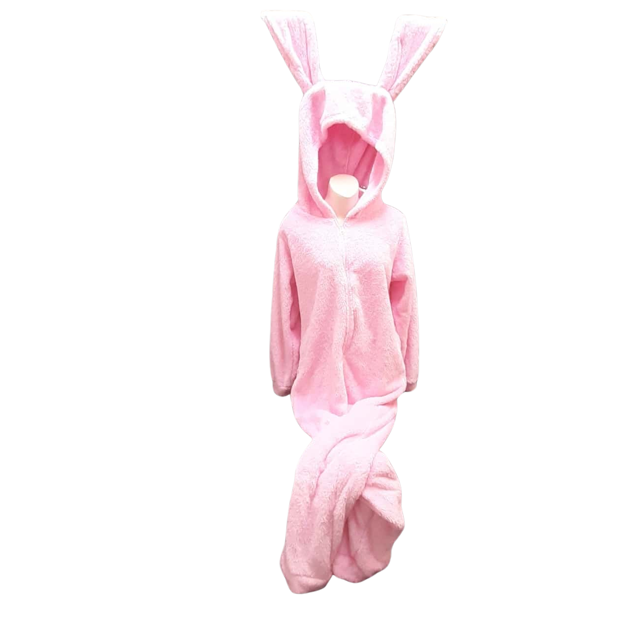 Boohoo Fleece Bunny Ear Onesie Womenss Size L(s)