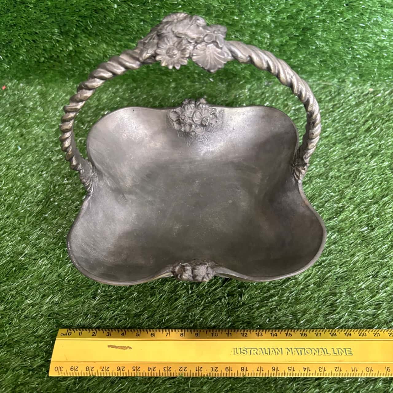 Vintage Frieling Zinn Germany Pewter Basket Style Decorative Candy Dish(s)