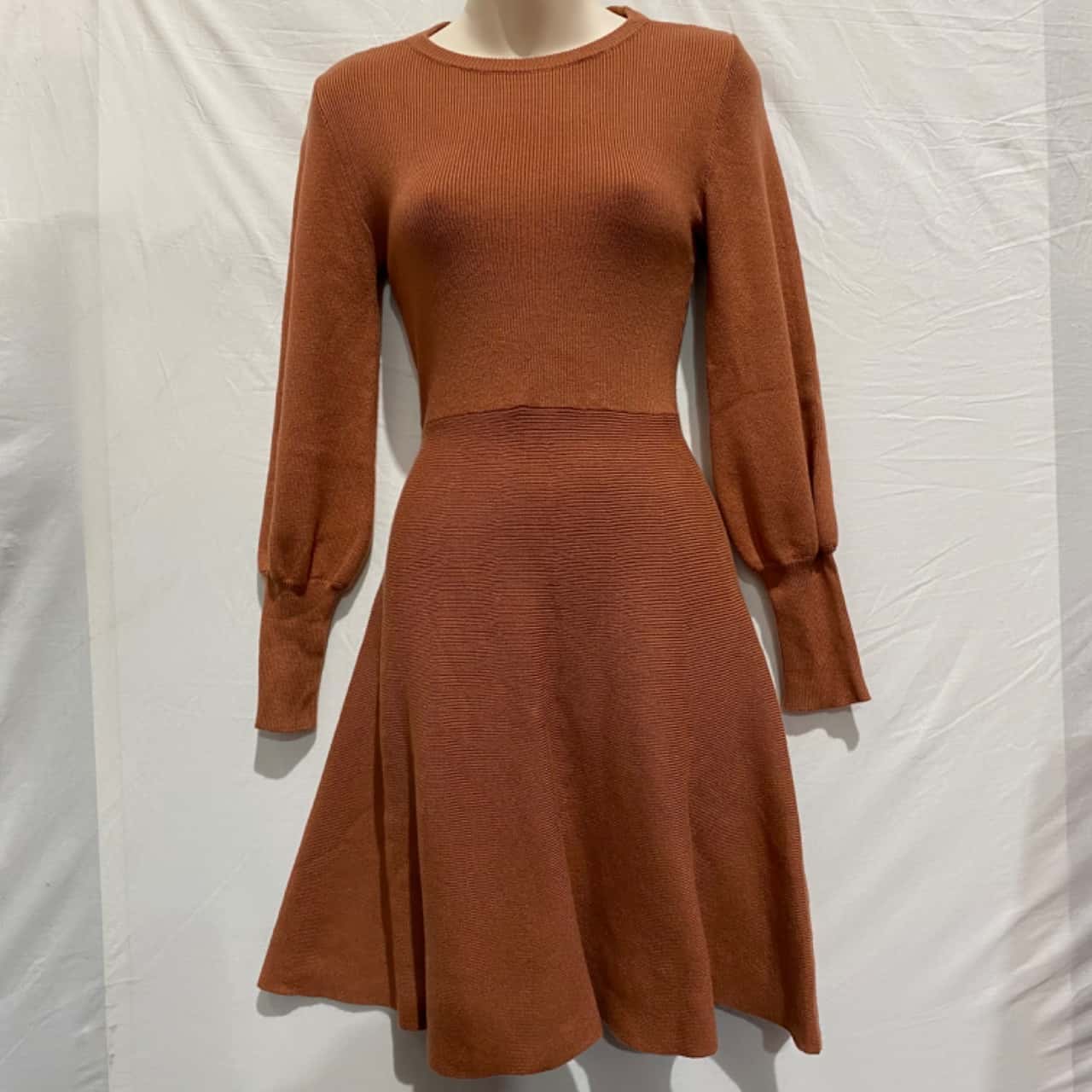 Womens TOKITO A-line Copper Knit Dress(s)