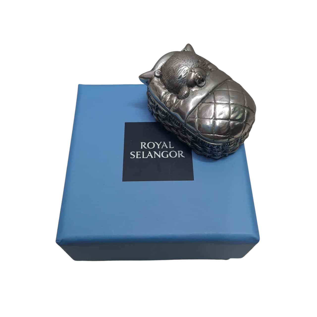 Boxed Royal Selangor Pewter Tooth Box (016521R)(s)