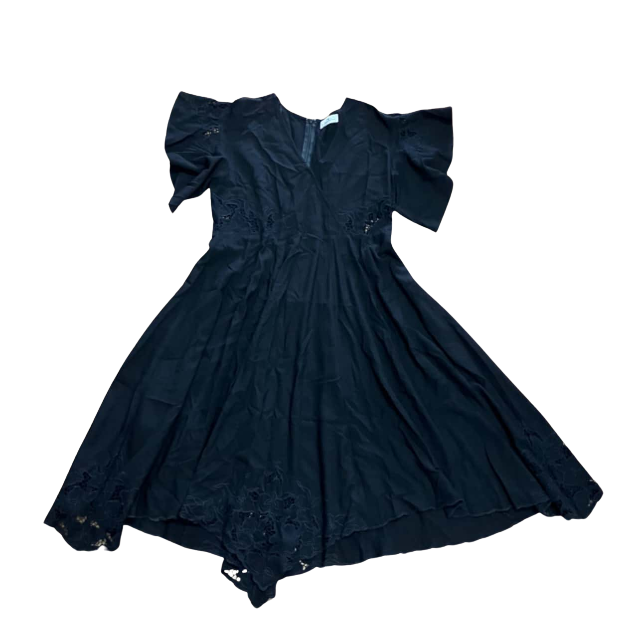 Uluwatu Balinese Lace Dress Size 12 Black (s)