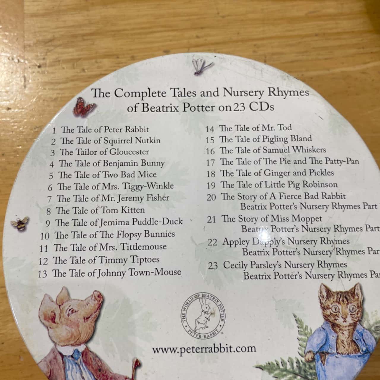 Beatrix Potter complete set of audio books