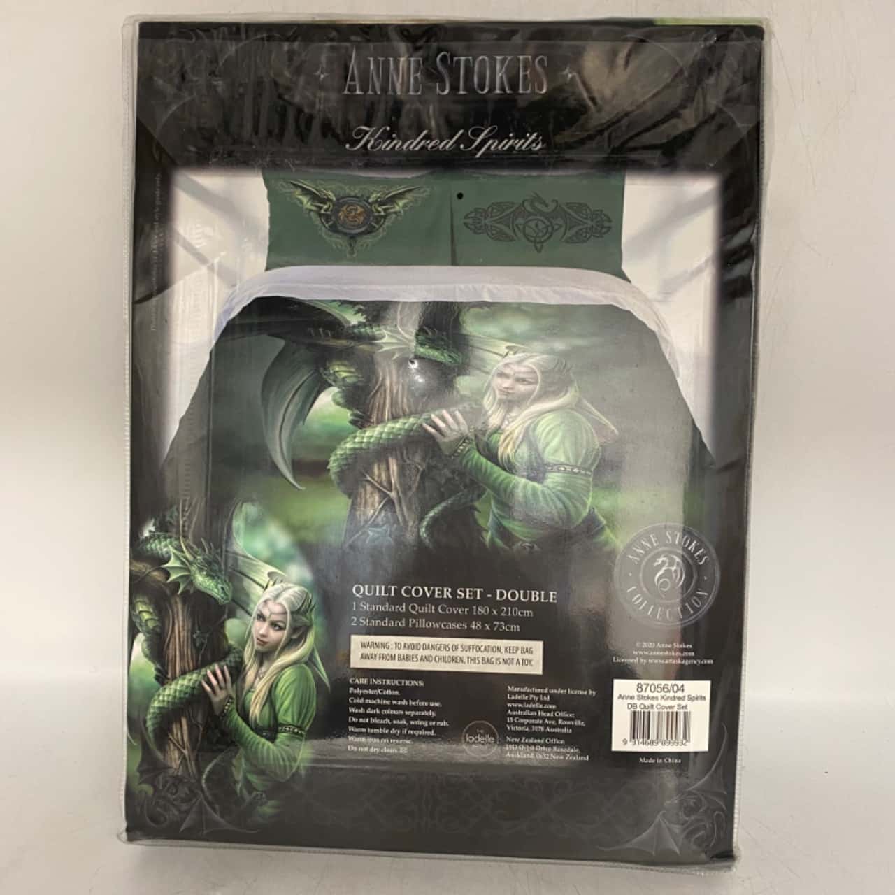 Anne Stokes Kindred Spirits Double Quilt Cover Set-SE1740259(s)