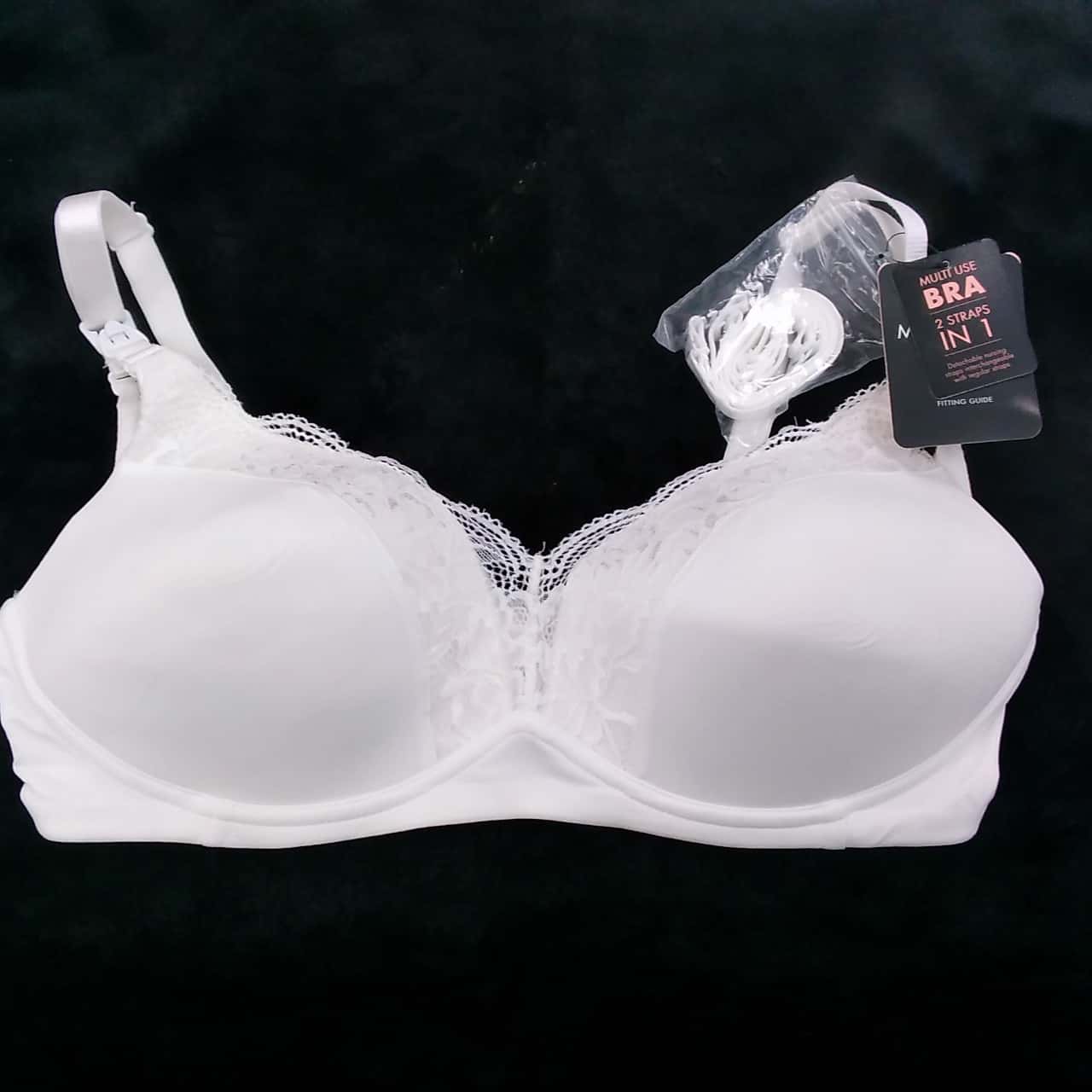 RRP $59 Bras n Things Womens 12DD Ivory Maternity Bra (190)(s)