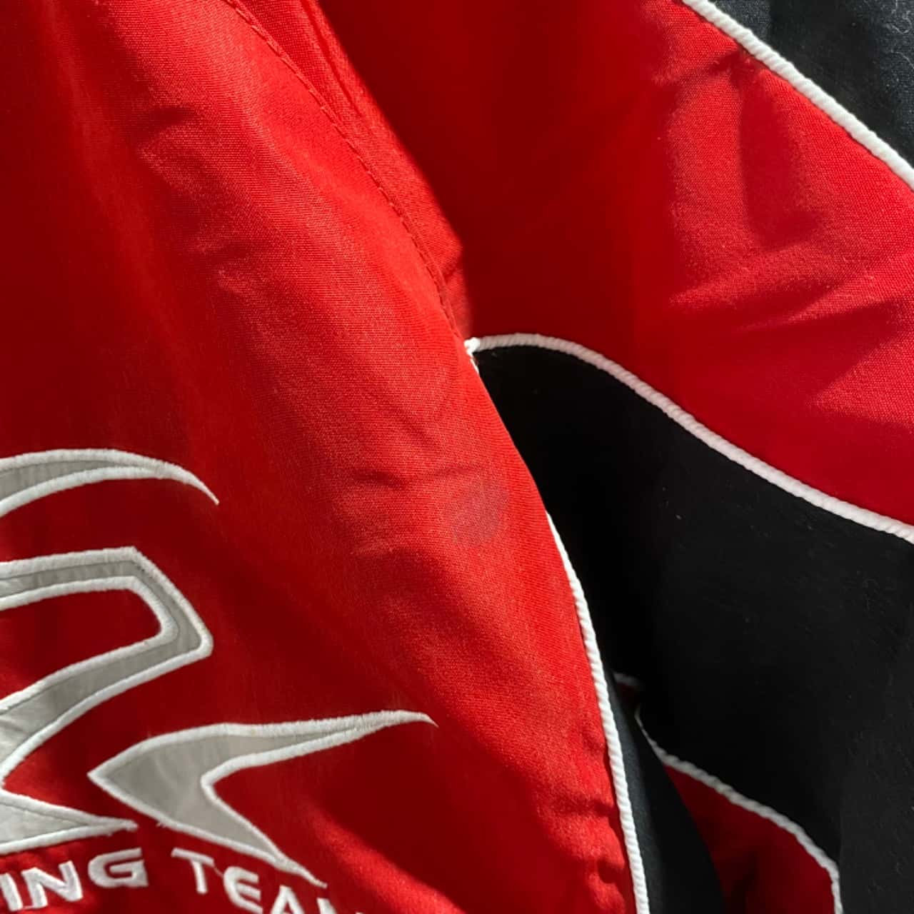 Mens Holden Racing Team Jacket Size M Front Zipper Red (s)