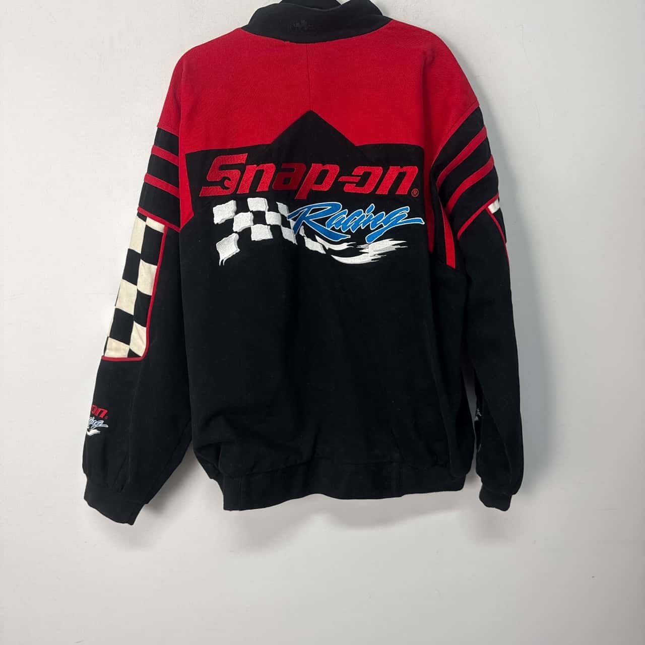 Choko snap on racing Size XL Front Zipper Black / Red / White (s)
