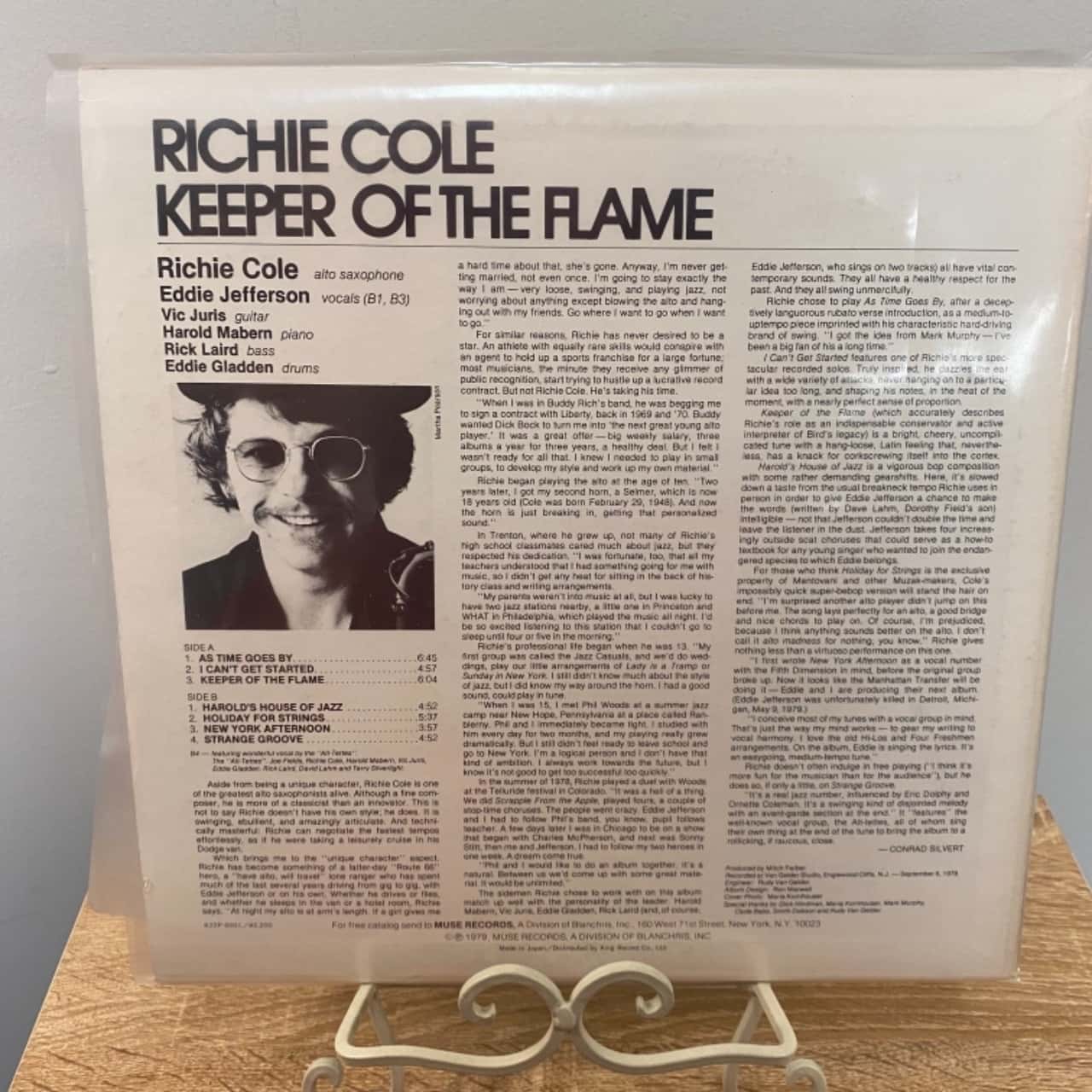 Richie Cole – Keeper Of The Flame (1979, Vinyl)