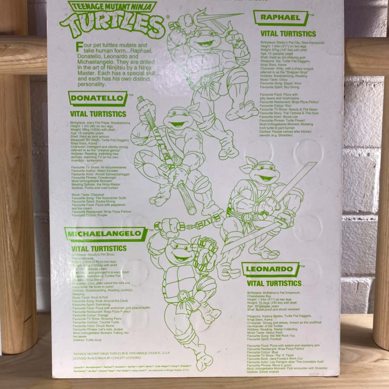 Teenage Mutant Ninja Turtles Medal Collection 1990(s)