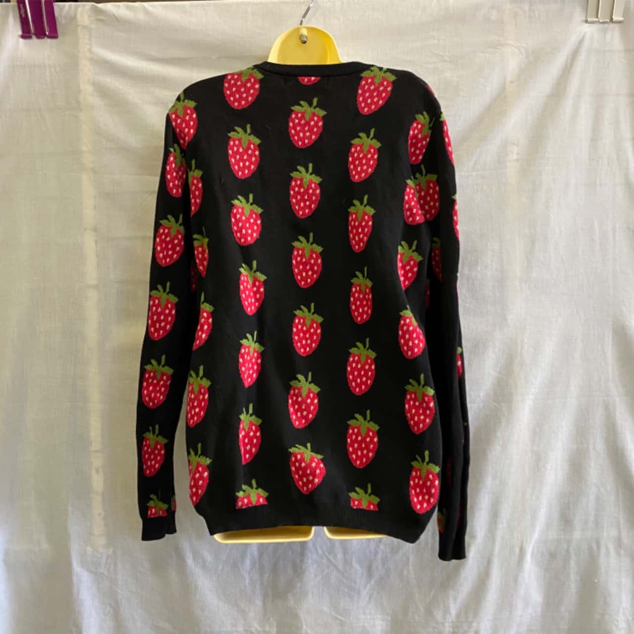 Dangerfield Strawberry Knit Jumper Size M(s)