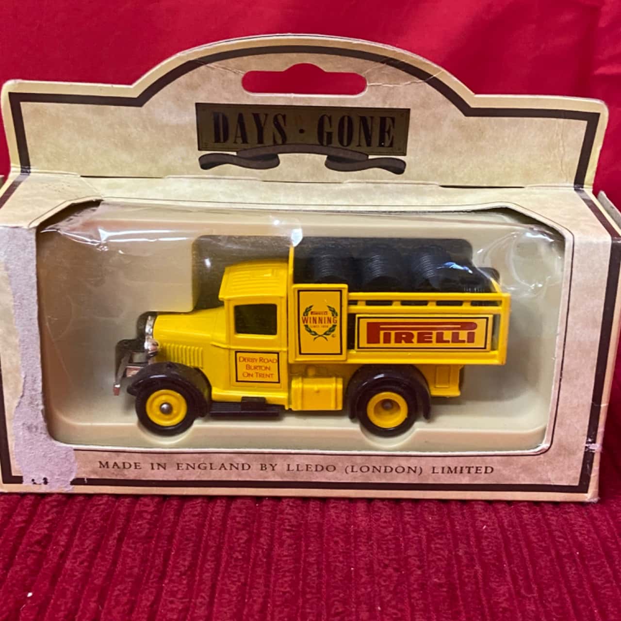Lledo Days Gone Cars - Pirelli Tyres Yellow Ford Model A Truck