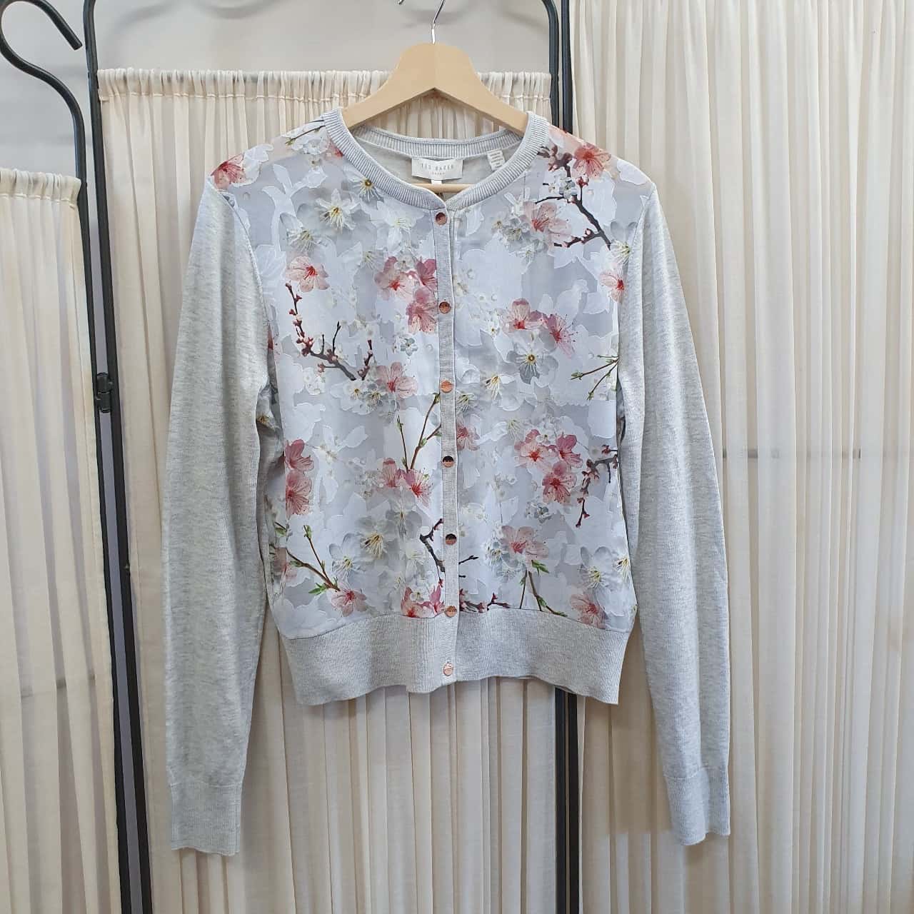 Ted Baker Women's Size 12 Jaynii Oriental Blossom Cardigan - New With ...