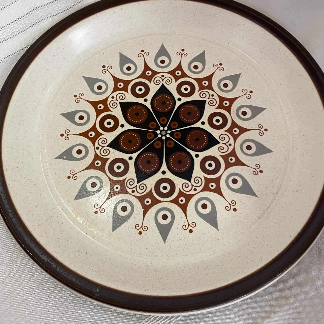 Doverstone Staffordshire Pottery "Heather"Dinner plate "Canadiana ...