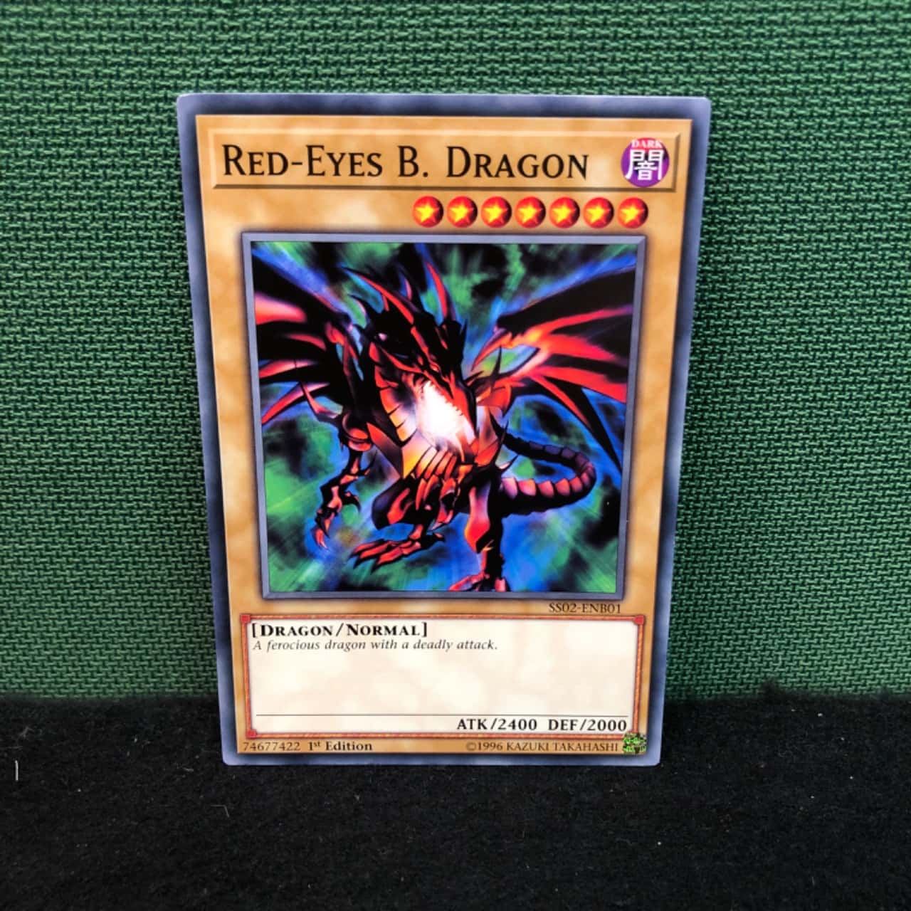 Yu-Gi-Oh 50+ 1996 Red-Eyes B. Dragon Card - First Edition