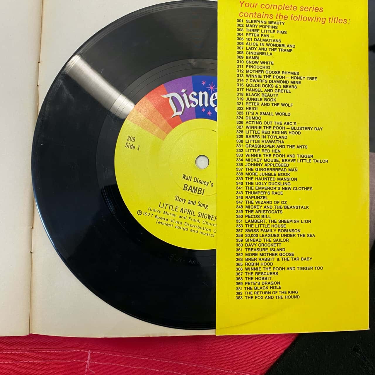 Vintage Read-along Book & Record Bundle (x8)(s)