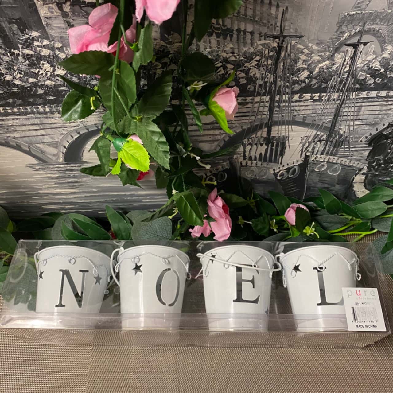 Noel Mini buckets for Tea Light Candles(s)
