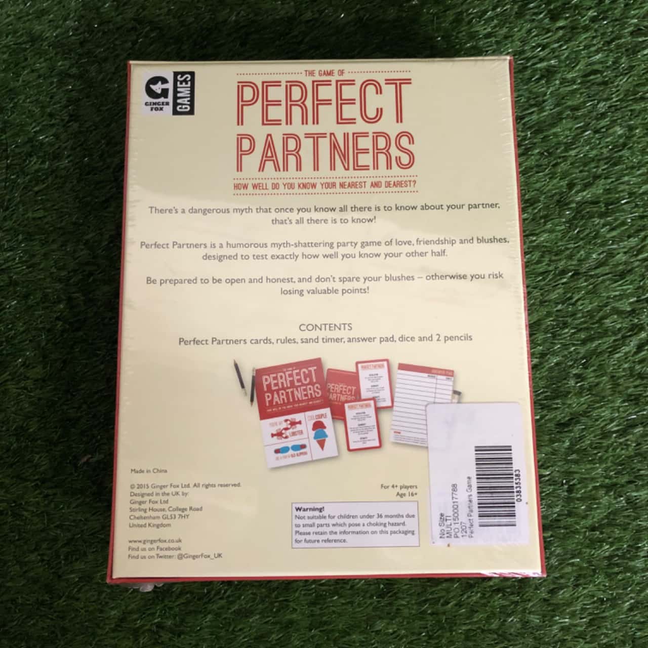 Ginger Fox - Perfect Partners Game (s) - New With Tags | Salvos Stores