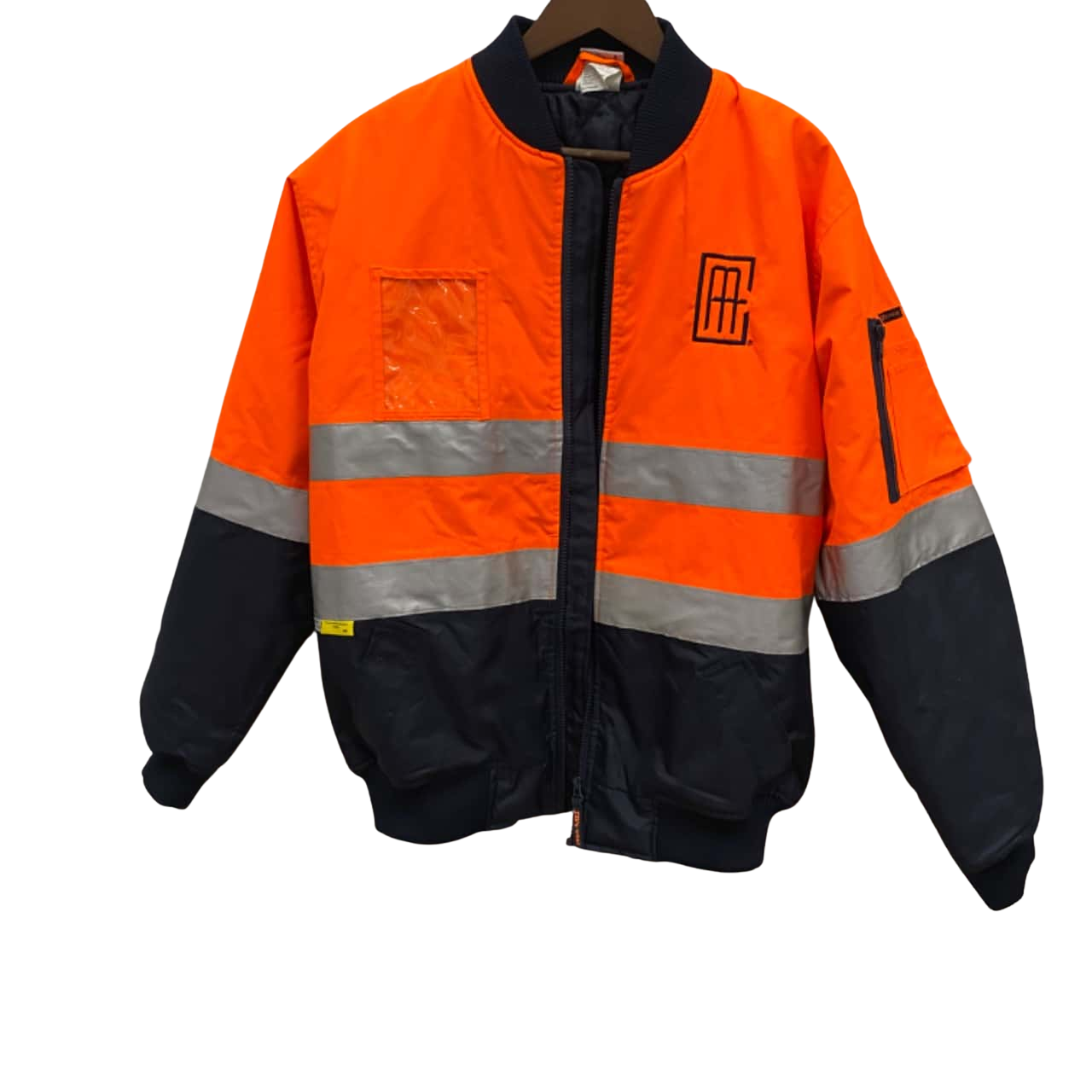 Mens Candy Shop Mansion Hivis Front Zipper Jacket