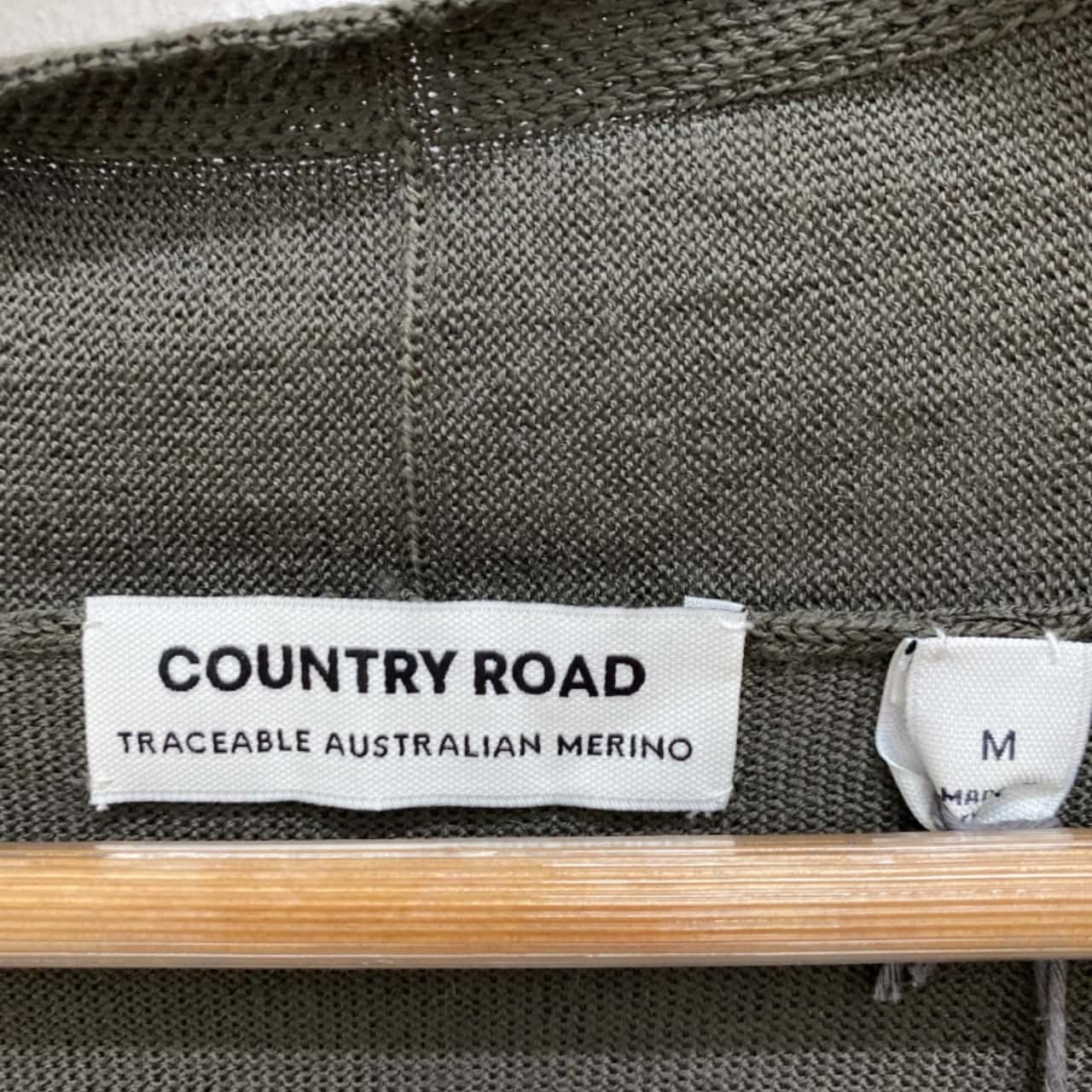 Country Road Womens Size M Cardigans Brown (s)